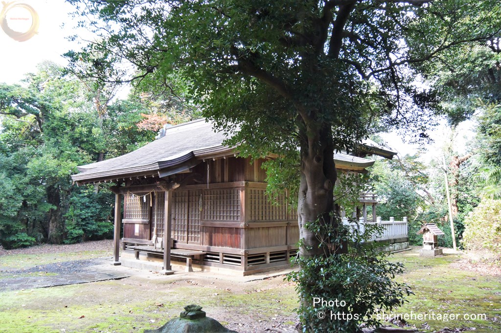 蜛蝫 Shrine (Ejima, Yatsuka Town) - Shrine-heritager