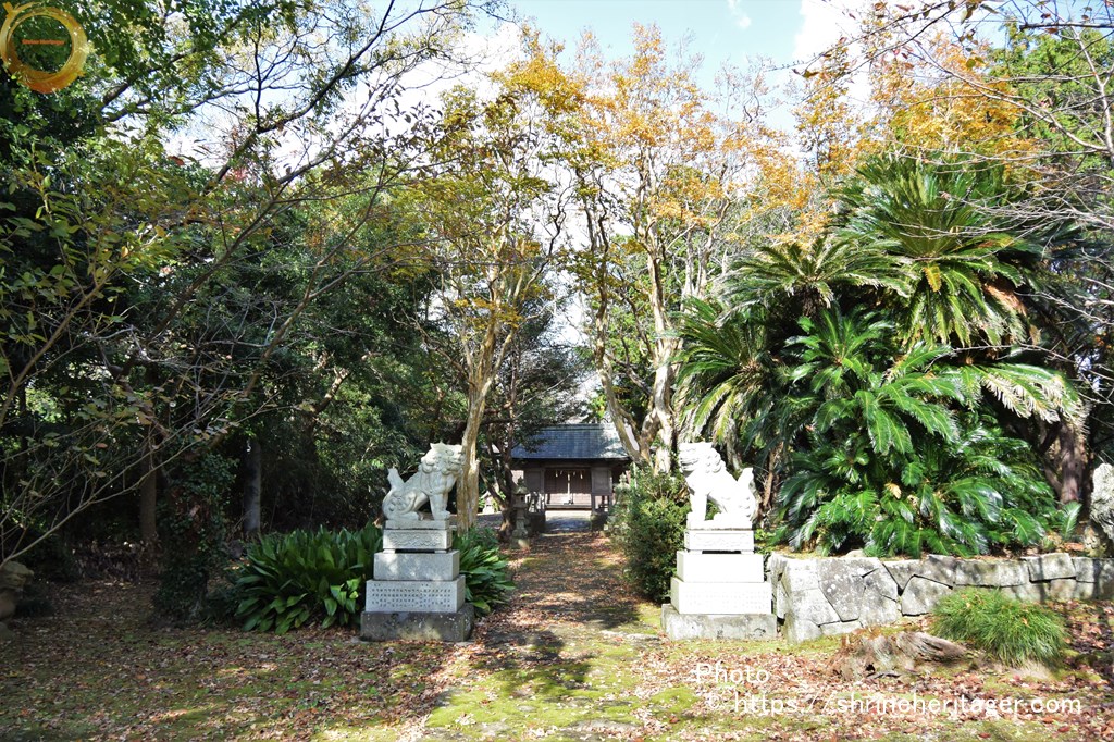 蜛蝫 Shrine (Ejima, Yatsuka Town) - Shrine-heritager